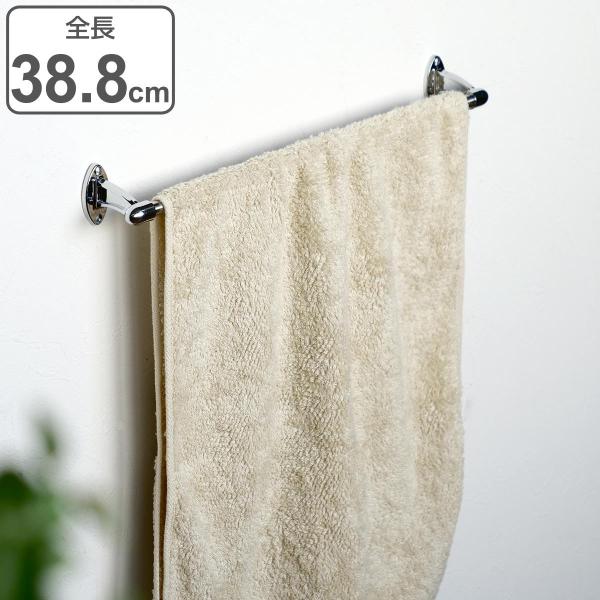 サイズ/約幅38.8×奥行4.7×高さ4.3cmパイプ径：0.9cmねじ穴間隔：36.4cm内容量/1個付属品：木ネジ4本材質/パイプ、木ネジ：ステンレスブラケット：ABS樹脂、クロームめっき生産国/日本製耐荷重/2kg●台所、脱衣所や洗面...