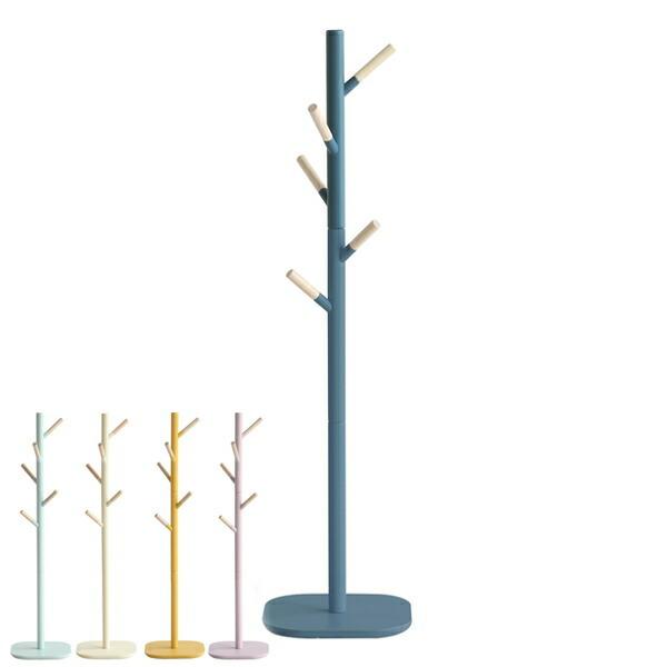 フック部分と支柱部分で色が異なります。ツートーンカラーでかわいらしく、豊富なカラーバリエーションで、お部屋を彩ります。フックは全部で5本ついています。帽子やリュック・服等を掛けることができ、お子様でも簡単にお片付けする事ができます。支柱とフ...