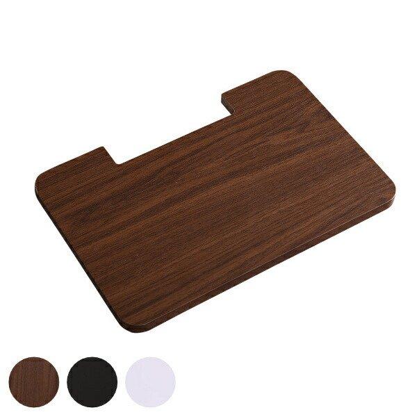 サイズ/約幅45×奥行30×高さ1.8cm重量/約2.3kg内容量/1枚材質/主材：スチール、MDF表面加工：粉体塗装、PVC種類/ウォールナット、ブラック、ホワイト生産国/中国製棚板1枚あたり耐荷重/5kg●テレビスタンドWATシリーズの...