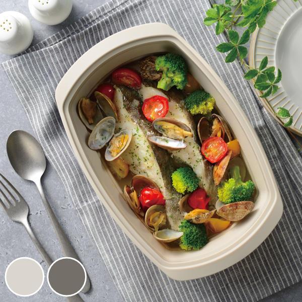 サイズ/約幅25×奥行16.5×高さ8.4cm重量/約400g内容量/1個材質/シリコーンゴム種類/アイボリー、ブラック生産国/中国製耐熱温度/200度耐冷温度/-20度食器洗い乾燥機/使用可能電子レンジ/使用可能オーブン/使用可能●レンジ...