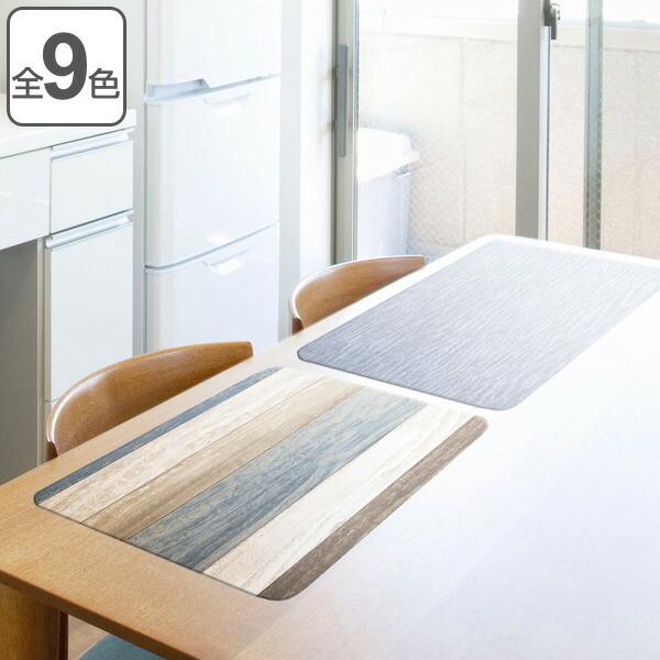 さっと拭けてお手入れ楽々なランチョンマットです。毎日使える飽きの来ない柄で、食卓に彩りを添えることができます。 【商品詳細】サイズ/約横46×縦30cm 内容量/1枚 材質/塩化ビニル樹脂 種類/組み木、石目、ウッドブロック、リーフ、ホワイ...