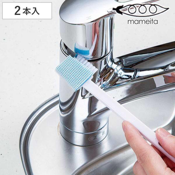 サイズ/約幅90×奥行30×高さ22.5cm内容量/2本入り材質/スティック：ABS樹脂スポンジ：ナイロン（ブラシ部）、ポリウレタンフォーム毛：ナイロン生産国/日本製耐熱温度/80度●ブラシとスポンジがひとつになった、シンク周りの掃除に便利...