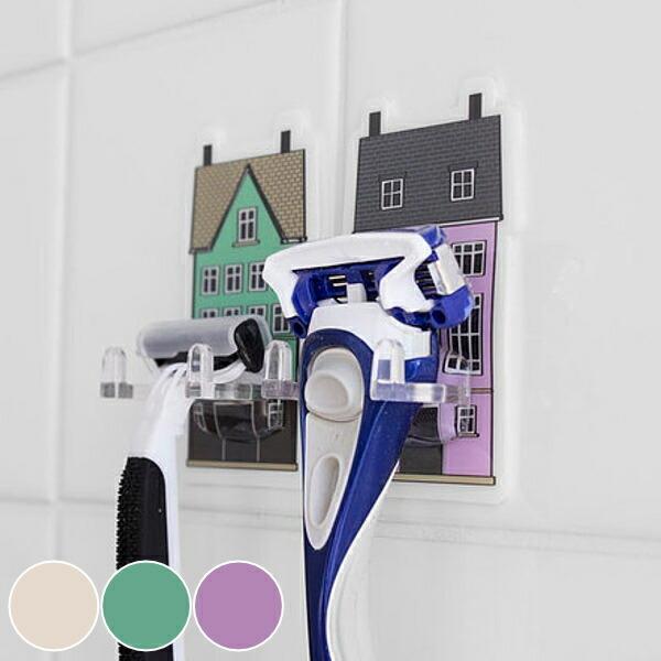 サイズ/約幅4.7×奥行2.3×高さ7.1cm内容量/1個材質/ポリカーボネイト、PET、ポリプロピレン、SEBS種類/アイボリー、ライトブルー、ピンク生産国/台湾製耐荷重/約200g●収納場所に困りがちなシェーバーを収納するホルダーです。...