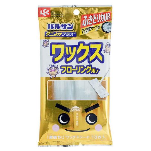 サイズ/約横30×縦20cm内容量/10枚入り材質/レーヨン、ポリエステル、ナイロン成分/水、艶出し剤、エタノール、ダニよけ剤、除菌剤生産国/日本製●激落ちくんと殺虫剤のバルサンが共同開発した、ワックスがけついでにダニ除け効果も得られるシー...