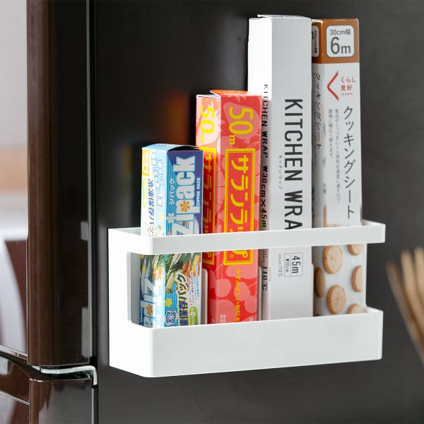 サイズ/約幅25.3×奥行7.7×高さ13.1cm重量/約371g内容量/1個材質/本体・仕切：ABS樹脂（耐熱温度・80度）マグネット：ラバーマグネット（耐熱温度・80度）生産国/中国製耐荷重/1kg●マグネットでくっつけるだけでキッチン...