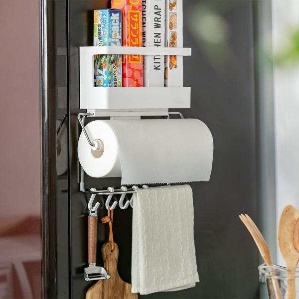 サイズ/約幅25.9×奥行8.5×高さ32.3cm最大幅：約30.5cm重量/約796g内容量/1個材質/本体・仕切り・ペーパースベリ止め部・エンドキャップ：ABS樹脂（耐熱温度・80度）クッション：シリコーンゴム（耐熱温度・180度）アー...