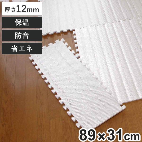サイズ/約横31×縦89cm厚さ：約1.2cm内容量/6枚入り材質/上面：PETアルミ蒸着フィルム本体：発泡ポリエチレン生産国/日本製耐熱温度/70度●自由な形に繋げて使用できるジョイントマット、6枚入りです。●ホットカーペットやコタツ敷き...