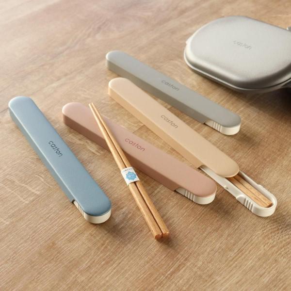 サイズ/約幅19.8×奥行2.7×高さ1.4cmお箸：18cm内容量/1個（箸箱、お箸）材質/箸箱：ABS樹脂箸：木（抗菌塗装）種類/ベージュ、ピンク、ブルー、グレー生産国/日本製食器洗い乾燥機/部品によって使用不可●鋳物琺瑯のキッチンウエ...