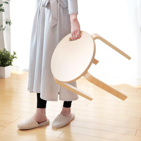 サイズ/約幅35×奥行35×高さ45cm重量/約1.9kg内容量/1脚付属品：ネジ、六角レンチ、床傷防止フェルト、スタッキングフェルト材質/構造部材：積層材表面加工：ラッカー塗装生産国/中国製スタッキング/可能座面耐荷重/約80kg組立状態...