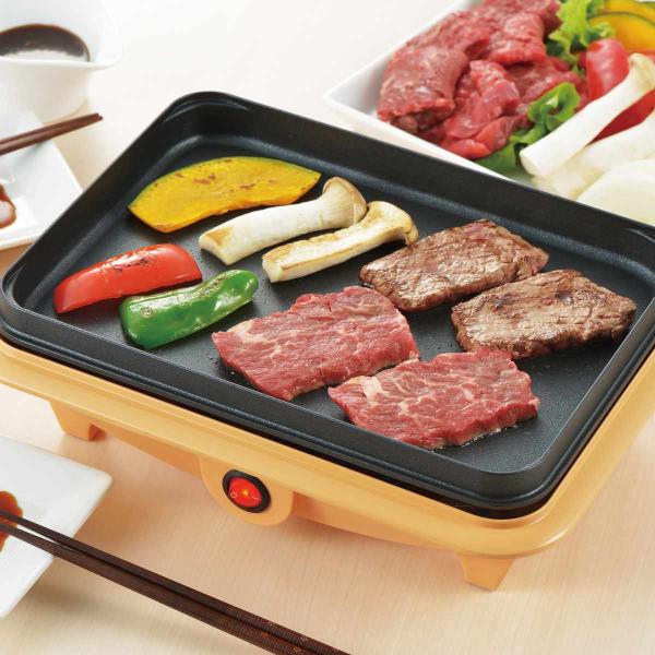 サイズ/約幅29×奥行21.5×高さ9cmプレート：約25.5×18.5cm、深さ：2cm重量/約1100g内容量/1個材質/本体：ポリプロピレンプレート：アルミニウム（フッ素樹脂加工）生産国/中国製消費電力/100V／800Wコードの長さ...