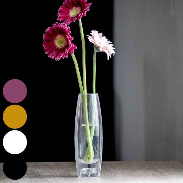 サイズ/約高さ18cm直径：約6cm口径：約3.5cm重量/約370g内容量/1個材質/ポリカーボネート種類/パープル、クリア、ブラウン、ブラック生産国/中国製耐熱温度/120度耐冷温度/-20度●「割れないガラス」とも謳われるポリカーボネ...