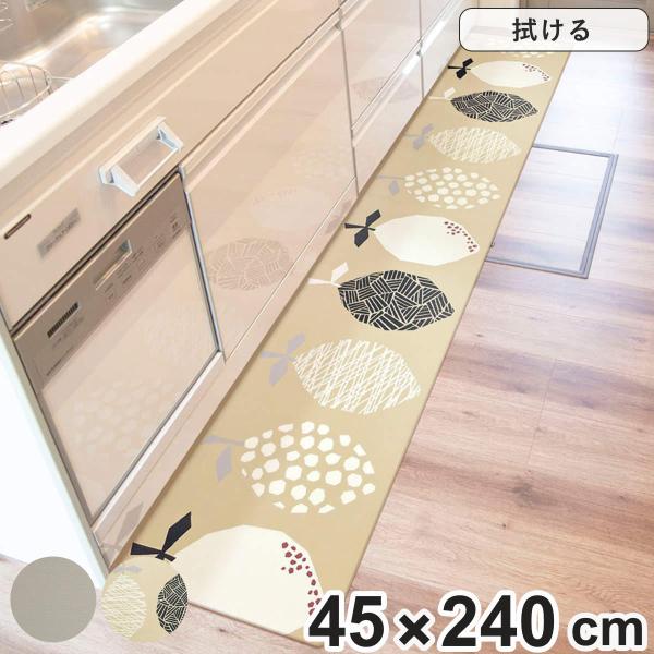 サイズ/約横240×縦45cm厚さ：約0.35cm内容量/1枚材質/塩化ビニル樹脂種類/アルファベット、レモン生産国/中国製●水しぶきや油汚れも、サッとひと拭きで簡単にきれいになります。●お洗濯不要だから、家事の時短・水道代、電気代の節約に...