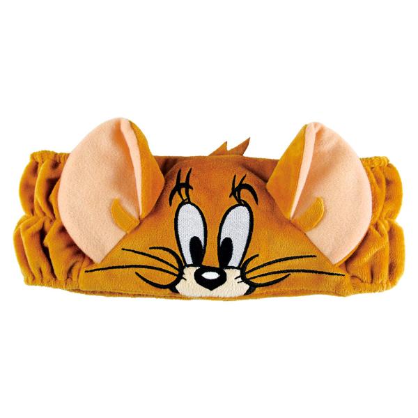 サイズ/約高さ9cm直径：約23.5cm内容量/1個材質/ポリエステル●ジェリーの可愛いヘアバンドです。●飛び出たお耳がアクセントになっています。●柔らかくて伸縮性があります。●バンド幅が約9cmある太めのサイズです。●洗顔やメイク時など髪...