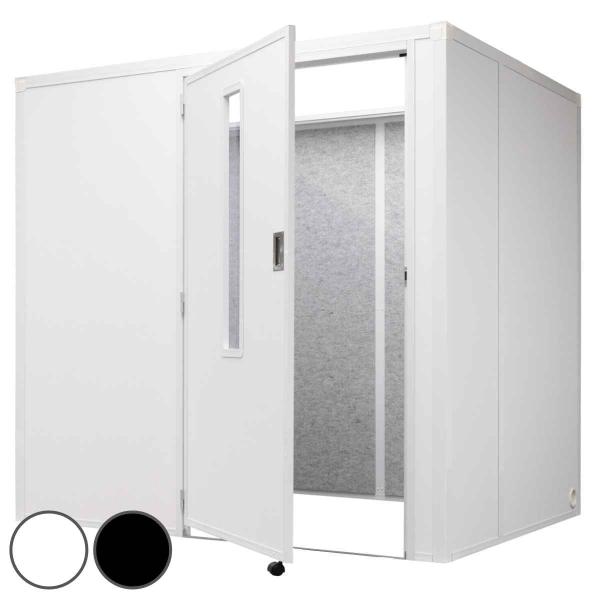 サイズ/約幅196×奥行151×高さ190cm重量/約75.8kg内容量/1台材質/吸音ボード：PP・ポリエステルフレーム・アルミプッシュリベット：アルミニウム配線口・プッシュリベット：ナイロン窓：PVC取っ手：ステンレス鋼扉下フレーム・金...