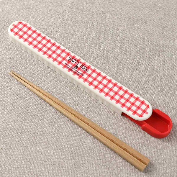 サイズ/約幅21×奥行3×高さ1.7cmお箸：約長さ19.5cm重量/約50g内容量/1個（お箸、箸箱）材質/お箸：天然木箸箱蓋：AS樹脂箸箱本体：ポリプロピレン生産国/日本製パーツ別耐熱温度/箸箱蓋：80度箸箱本体：120度食器洗い乾燥機...