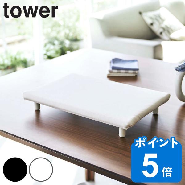 サイズ/約幅40.5×奥行26×高さ6cm重量/約1.2kg内容量/1台材質/表面布：綿100％クッション材：ポリエステル天板：木材繊維板脚部：ABS樹脂キャップ：シリコーン種類/ブラック、ホワイト生産国/日本製パーツ別耐熱温度/脚部：90...