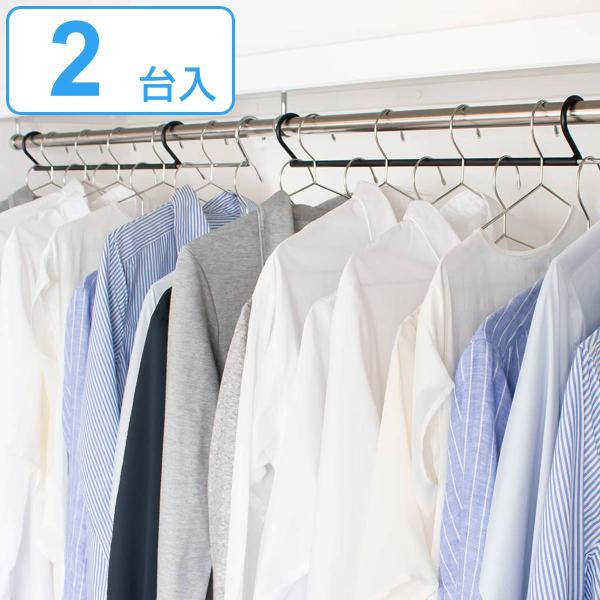 サイズ/約幅45〜70×奥行6.1×高さ6.7cm重量/約355g内容量/2台材質/固定パイプ：スチール（エポキシ焼付塗装）伸縮ワイヤー：スチール（クロムメッキ）生産国/中国製耐荷重/18kg●掛けるだけで収納力がアップします。●洋服以外の...