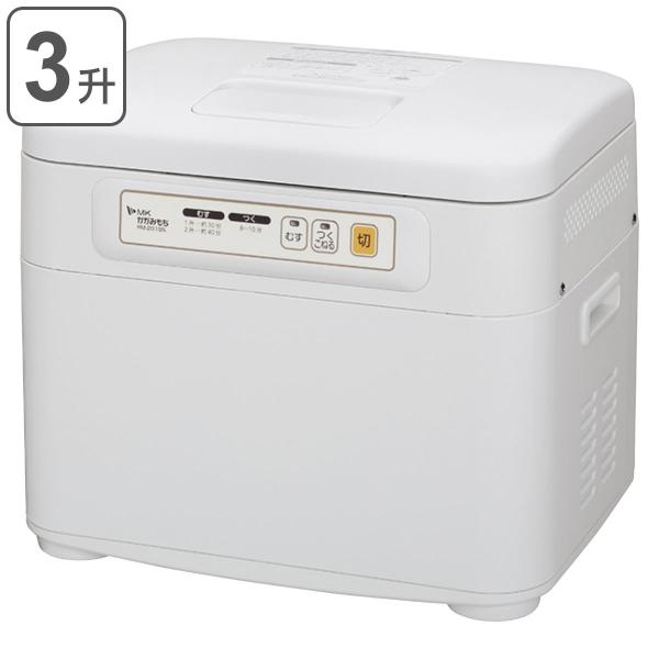 サイズ/約幅41.5×奥行31.5×高さ40.5cm重量/約13kg容量/もち米：1.5升〜3升小麦粉：500〜1000g（粉用羽根使用時）内容量/1個付属品：もち用羽根、取扱説明書、料理集（保証書一体）材質/本体：板金（紛体塗装）ふた：耐...