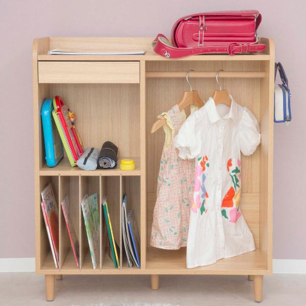 サイズ/約幅90×奥行35×高さ100cm重量/約27.6kg内容量/1台材質/パーティクルボード（メラミンシート貼り）生産国/中国製引き出し段数/1段組立状態/お客様組立品梱包サイズ/幅96×奥行17.5×高さ52cmお届け梱包数/1個口...