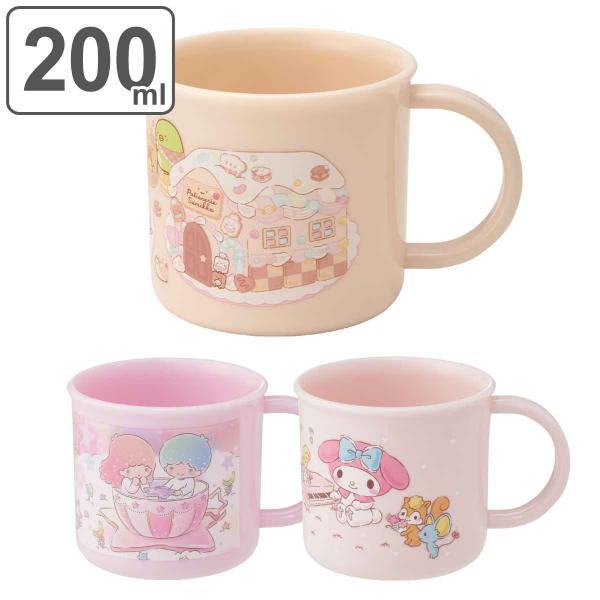 サイズ/約高さ6.8cm直径：約7.4cm※取っ手含まず容量/約200ml内容量/1個（本体、名前シール）材質/ポリプロピレン種類/ＳＧおかし屋さん、ＴＳキラキラ遊園地、ＭＭやさしいおんがく生産国/日本製耐熱温度/140度食器洗い乾燥機/使...