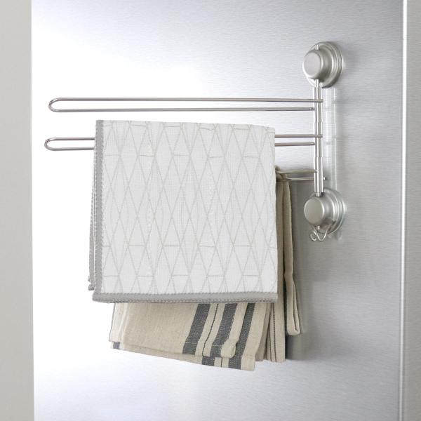 サイズ/約幅25.5×奥行2×高さ16.5cm内容量/1個材質/18-8ステンレス、フェライト磁石耐荷重/約1kg●マグネットで気軽に設置●同シリーズで揃えて使える●自由に動かせるバー●小物を掛けられるフック付き●長く使える丈夫な素材●安心...