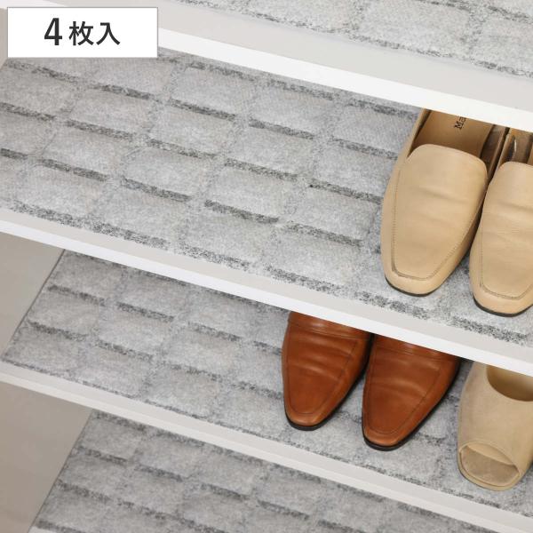 サイズ/約横68×縦24.5cm内容量/4枚材質/活性炭入りポリエステル不織布（旭化成「セミアR」）・B型シリカゲル・ポリプロピレン不織布生産国/日本製●下駄箱内の臭いや湿気を吸い取る消臭・除湿シートです。●下駄箱のサイズに合わせて自由にカ...