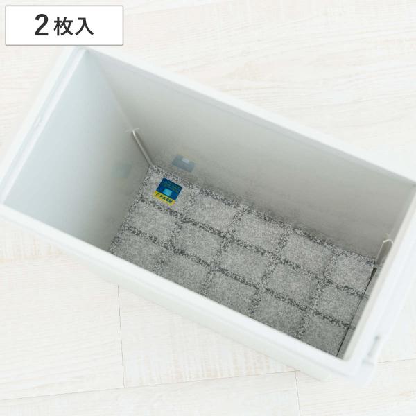 サイズ/約横68×縦24.5cm内容量/2枚材質/活性炭入りポリエステル不織布（旭化成「セミアR」）・B型シリカゲル・ポリプロピレン不織布生産国/日本製●ゴミ箱内の生ゴミ臭を強力消臭する消臭・除湿シートです。●ゴミ箱のサイズに合わせて自由に...