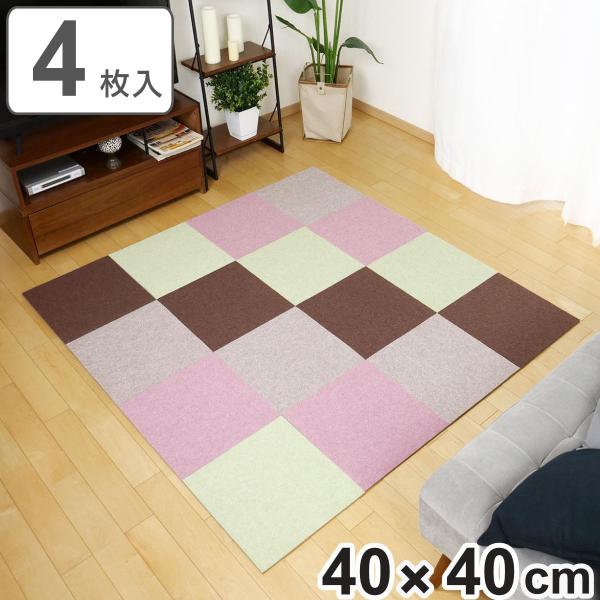 サイズ/約横40×縦40cm厚さ：約0.9cm内容量/同色4枚入り材質/表面：ポリエステル100％中材：ポリエステル100％裏面：アクリル樹脂・PEフィルム種類/グリーン、ベージュ、ブラウン、ローズ生産国/日本製洗濯/手洗いのみ可能乾燥機/...