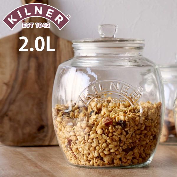 サイズ/約高さ19cm直径：約15.6cm容量/約2L内容量/1個材質/本体：ソーダガラスパッキン：シリコーンゴムBPAフリー生産国/中国製食器洗い乾燥機/部品によって使用不可電子レンジ/使用不可●自由に収納できるストレージジャーです。●1...