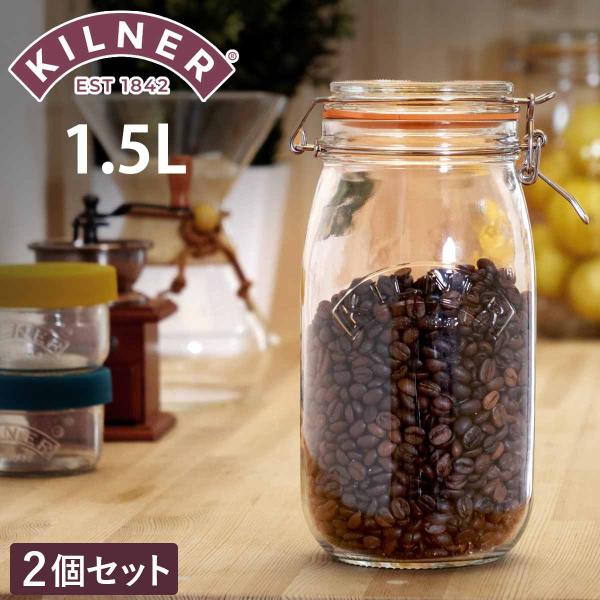サイズ/約高さ22.5cm直径：約11cm重量/約880g容量/約1.5L内容量/同サイズ2個セット材質/本体：ソーダガラスパッキン：天然ゴムクリップ：ステンレススチール（クロームメッキ加工）生産国/中国製食器洗い乾燥機/部品によって使用不...