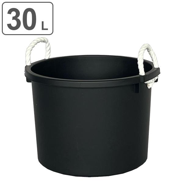 サイズ/約高さ31.2cm直径：約42.5cm重量/約980g容量/約30L内容量/1個材質/ポリプロピレンカラー/ブラック生産国/日本製●野菜洗い、飲料水の冷却など、様々な用途で使用できるタライ30Lです。●アウトドアグッズ・ガーデニング...