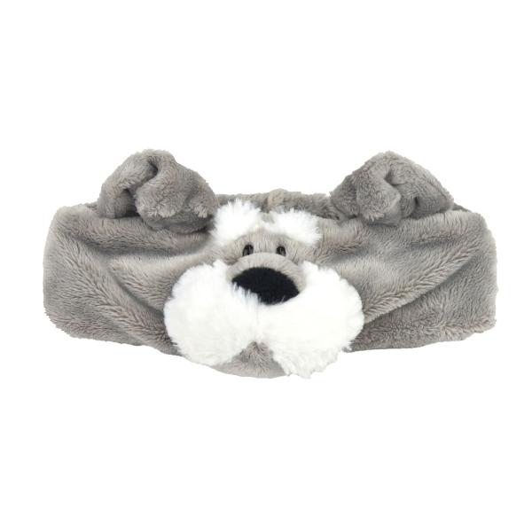 サイズ/約幅23×奥行8×高さ10cm大人用フリーサイズ内容量/1個材質/ポリエステル生産国/中国製洗濯/手洗いのみ可能乾燥機/使用不可●ぴょんとした耳がかわいらしく、つけるとNICIのシュナウザーになりきれます。●洗顔やメイク、リラックス...