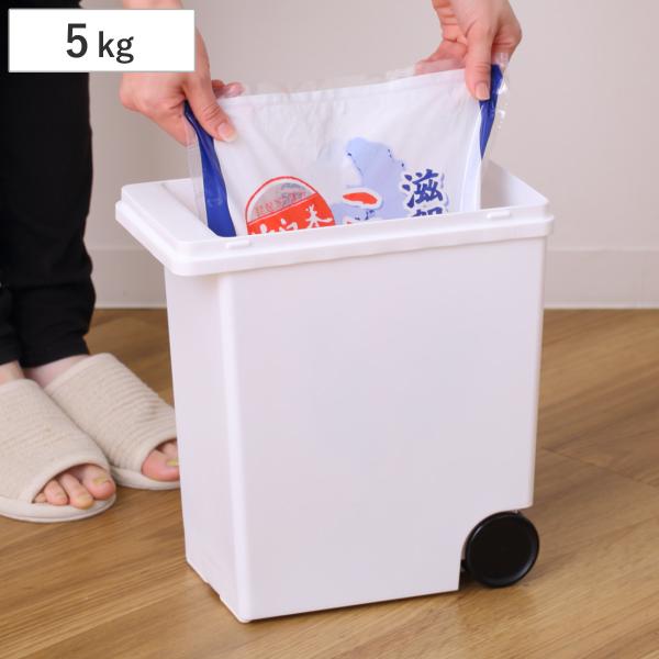 サイズ/約幅16×奥行32.5×高さ32cm重量/約750g容量/約10L計量カップ：約180ml内容量/1台付属品：1合カップ材質/本体・フタ・キャスター：ポリプロピレンストッパー：熱可塑性エラストマー計量カップ：ポリスチレン生産国/日本...