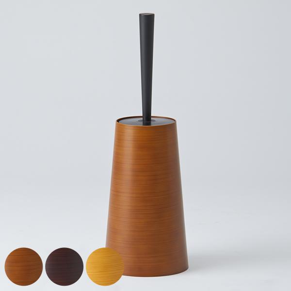 サイズ/約高さ36.3cm直径：約12cm内容量/トイレブラシ、ケース各1個材質/外容器：ABS樹脂（ウレタン塗装）内容器・ブラシ本体：ポリプロピレンブラシ毛：ナイロン種類/チーク、木目、ナチュラル生産国/日本製パーツ別耐熱温度/外容器：8...