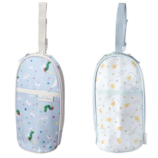 サイズ/約幅15×奥行9.5×高さ23cm持ち手含まず内容量/1個材質/表地：ポリエステル持ち手：ポリプロピレンパイピング：ポリプロピレン内側：アルミ蒸着フィルム種類/はらぺこあおむし、ＲＫベビー生産国/中国製洗濯/不可●ベビーカーなどに簡...