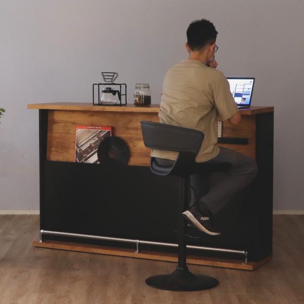 サイズ/約幅170×奥行44.5×高さ105cm重量/約52kg内容量/1台材質/天板：強化紙化粧板本体：プリント化粧板マガジン部：MDF（黒塗装）足置き：ステン巻きパイプ生産国/日本製天板耐荷重/約30kg棚板1枚あたり耐荷重/天板：約1...