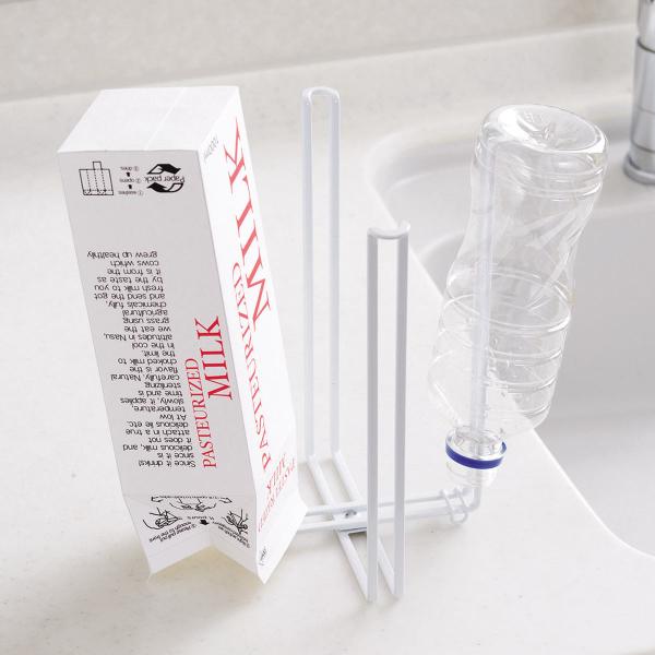 サイズ/約幅17×奥行16×高さ22.5cm※使用時重量/約280g内容量/1個材質/鉄（エポキシ樹脂塗装）生産国/中国製●いろいろな用途に使えて便利なスタンドです。●ポリ袋を掛けて調理中にでるゴミ入れとして使えます。●保存袋の口押さえに。...