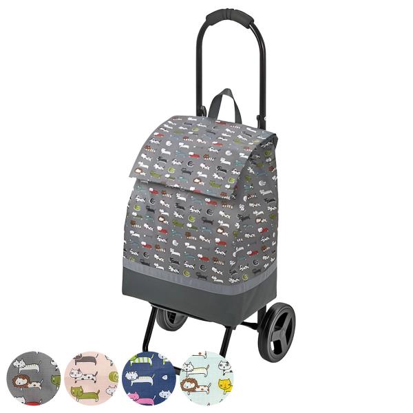 サイズ/約幅34×奥行30×高さ85cmバッグ：幅32×奥行21×高さ21(cm)重量/約1.68kg容量/約25L内容量/1台材質/バッグ：ポリエステルカート：スチール種類/グレー、ピンク、ネイビーブルー、スカイブルー生産国/中国製耐荷重...