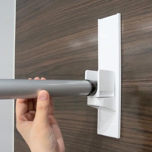 サイズ/約幅5.9×奥行6×高さ25.5cm※1個あたり内容量/1セット（2個入り）材質/ABS樹脂、ゴム磁石、熱可塑性エラストマー生産国/ベトナム製耐荷重/約6kg（2個使用時）●浴室の壁を傷付けにくく、錆にくいラバーマグネットを使用した...