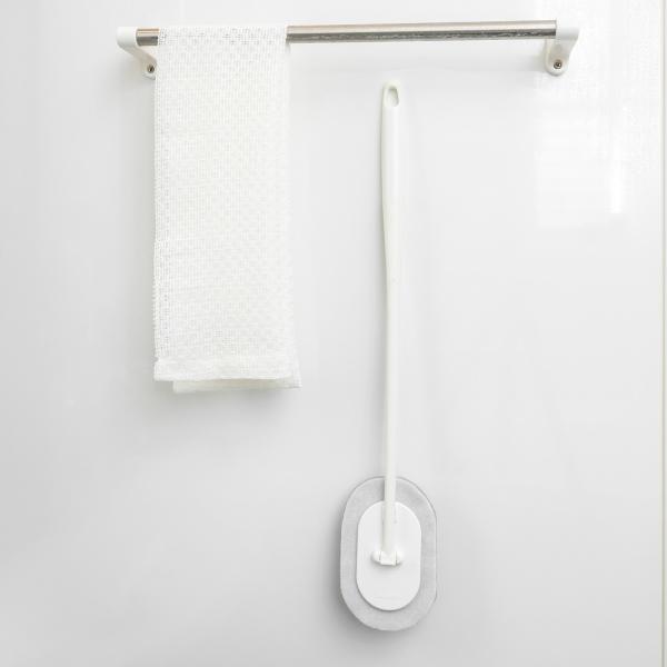 サイズ/約幅14×奥行9×高さ48cm重量/約100g内容量/本体、不織布各1個材質/本体・グリップ：ポリプロピレン不織布：ナイロン磁石：ゴム磁石生産国/日本製耐熱温度/50度適合品番/sm＠rt-SQA37●磁石の力で壁面に浮かせて収納で...