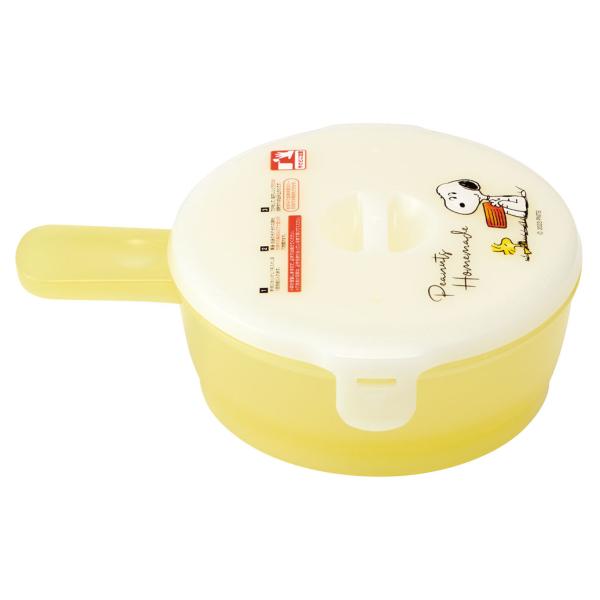 サイズ/約幅10.8×奥行14.7×高さ4.7cm容量/約210ml内容量/1個材質/ポリプロピレン生産国/日本製電子レンジ/使用可能●スヌーピーの目玉焼きメーカーです。●電子レンジで60秒で作れるので、朝の忙しい時間に活躍します。●高脚形...