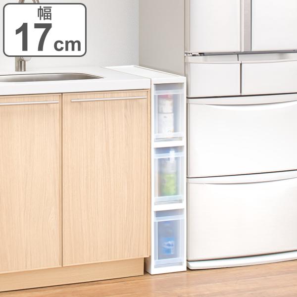 サイズ/約幅17×奥行45×高さ85cm引出し内寸：スリムSサイズ幅13×奥行40×高さ23cm重量/約4.53kg内容量/1個付属品：内側・外側にセット可能な小物ポケット(1個)、底面4か所に取り付け可能な簡易キャスター(4個)、底面2か...