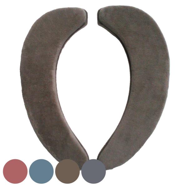 サイズ/厚さ：約3cm洗浄暖房型・普通型（O型・U型）兼用内容量/1組材質/表面：ポリエステル100％中芯：ポリウレタンフォーム裏面：アクリル樹脂種類/スモークピンク、スモークブルー、ベージュブラウン、グレー生産国/中国製●便座にピタッと置...