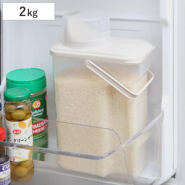 サイズ/約幅17.5×奥行10.5×高さ28cm重量/約232g容量/約2.5L米収納量：約2kg計量カップ：約230ml内容量/1個材質/本体・カップ：ポリプロピレンフタ・つる：ポリエチレン生産国/日本製パーツ別耐熱温度/本体・カップ：1...