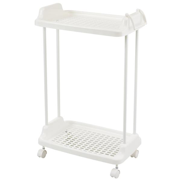 サイズ/約幅53.5×奥行32.5×高さ83cm内容量/1個材質/ラック・ブロック（傾斜用）：ポリプロピレンタオル掛け・キャップ・軸受：ポリプロピレンパイプ：スチールパイプ（ABS被膜）キャスター：ナイロン、スチール生産国/日本製キャスター...