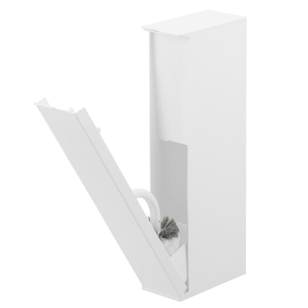 サイズ/約幅8×奥行16×高さ41.5cm内容量/トイレブラシ、ケース各1個材質/外ケース：スチロール樹脂内ケース・受け皿：ポリプロピレン柄・ブラシ：ポリプロピレン・シリコーン樹脂生産国/中国製適合品番/B00533●トイレブラシのケースと...