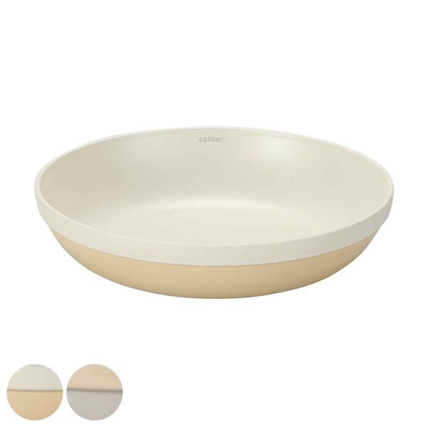 サイズ/約高さ3.5cm直径：約16cm内容量/1枚材質/PBT樹脂とABS樹脂の合成品種類/ホワイト×ベージュ、ピンク×グレー生産国/日本製食器洗い乾燥機/使用可能電子レンジ/使用可能●内側に抗菌加工をほどこしたプレートです。●ナチュラル...