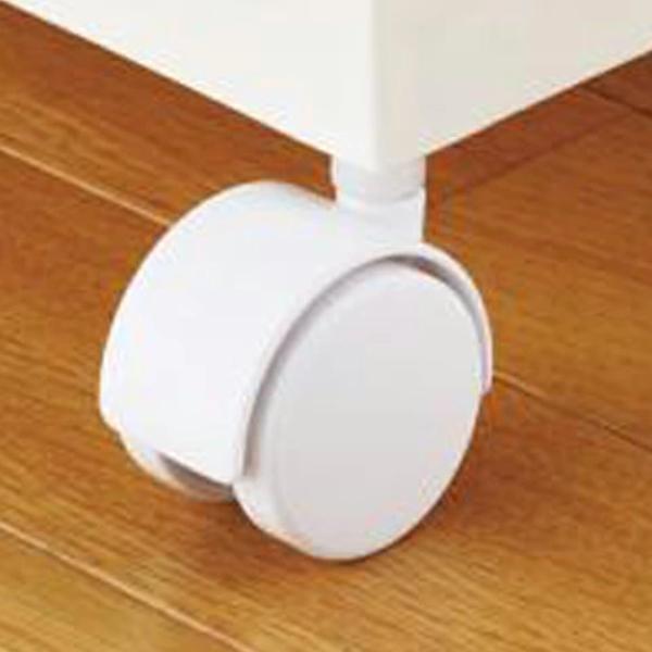 サイズ/約幅4.5×奥行3.5×高さ5cm※高さは取り付け部分は含みません内容量/1組（同色4個入り）材質/キャスター本体・本体軸：ポリプロピレンキャスター軸：ポリカーボネート種類/ブラック、ホワイト生産国/日本製●収納用品の専用キャスター...