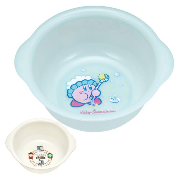 サイズ/約幅24×奥行21×高さ9cm内容量/1個材質/ポリプロピレン種類/カービィ、トーマス×つむぱぱ生産国/中国製耐熱温度/90度●人気キャラクターが描かれた可愛い子ども用の洗面器です。●お子様に使いやすい大きさです。●大好きなキャラク...