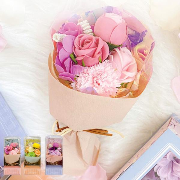 サイズ/約幅10×奥行10×高さ22.5cm（箱サイズ）内容量/1個成分/水、コーンスターチ、ポリビニルアルコール、ラウリル硫酸Na、ミネラルオイル、グリセリン、香料種類/ロゼ、ジョーヌ、ヴァイオレット生産国/中国製●お風呂で楽しめるお花の...